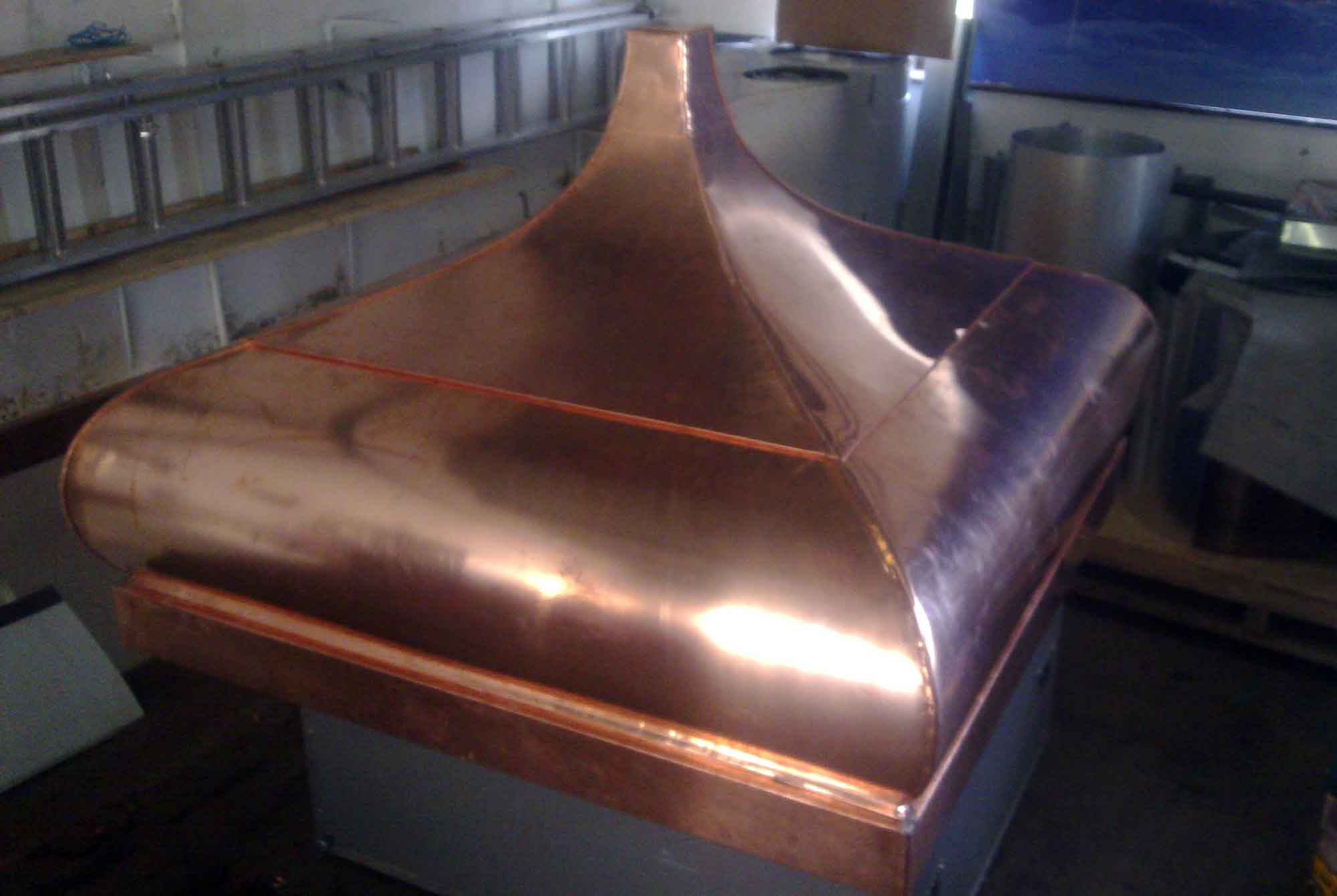 Copper cupola for Sussex house - Metal Roof Ltd
