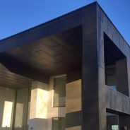 Large VM Anthra zinc-clad Canterbury house - Metal Roof Ltd